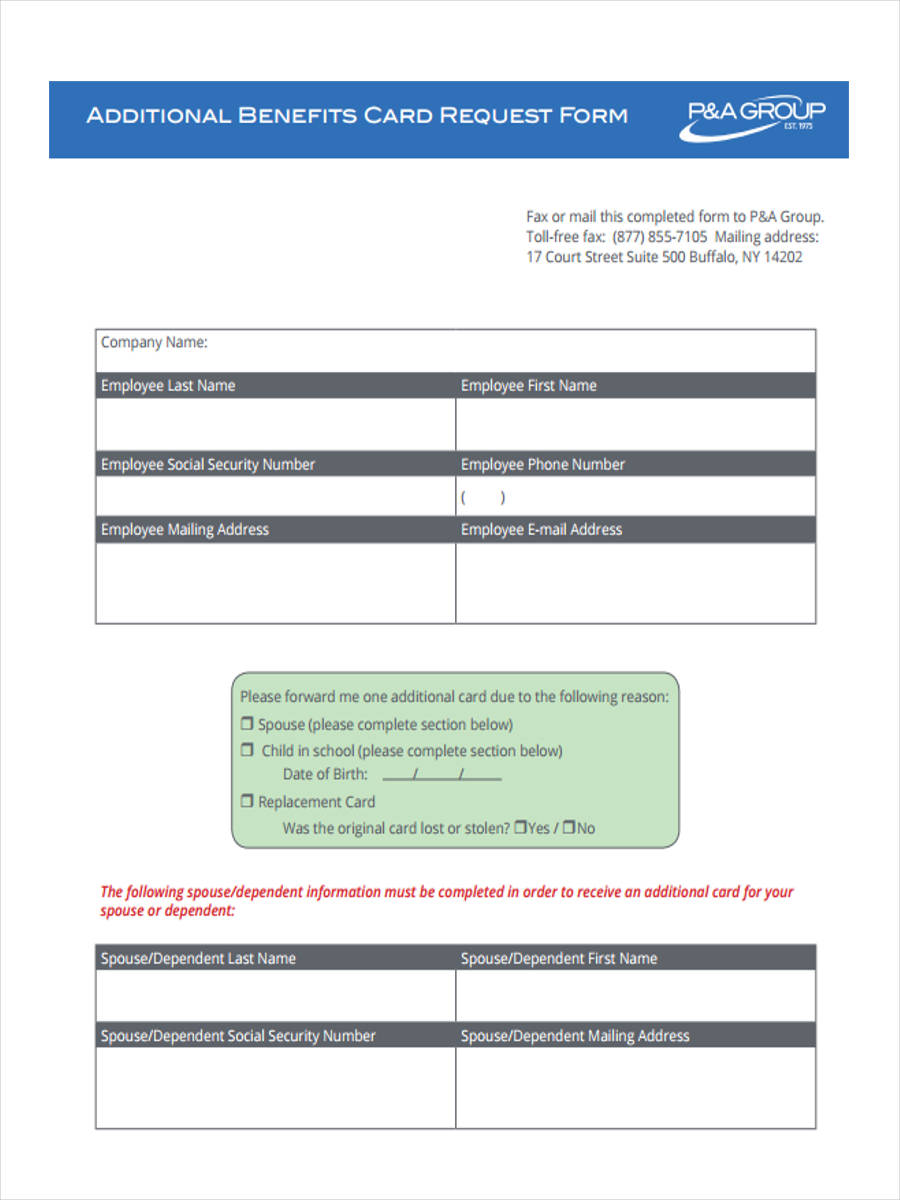 FREE 49+ Sample Employee Request Forms in PDF | MS Word | Excel