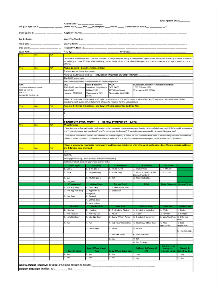 FREE 6+ Adverse Action Forms in PDF | Ms Word