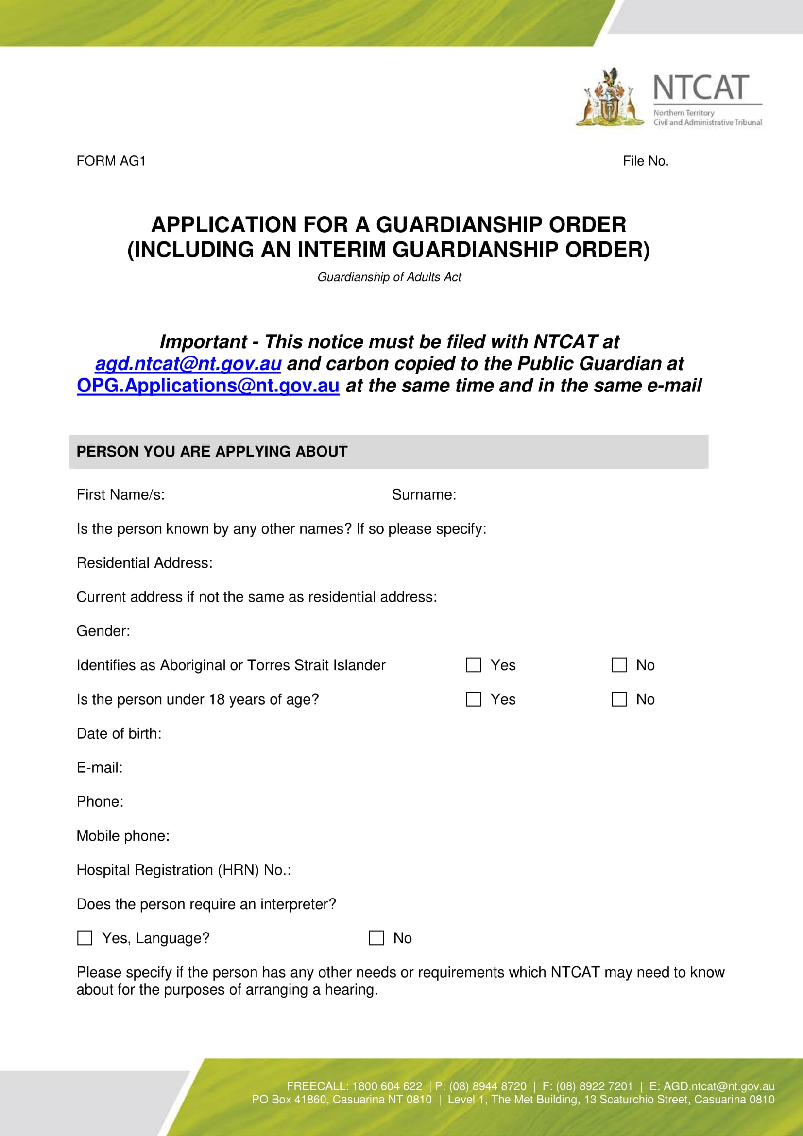 FREE 17+ Guardianship Forms that Protect Your Child in PDF | Ms Word