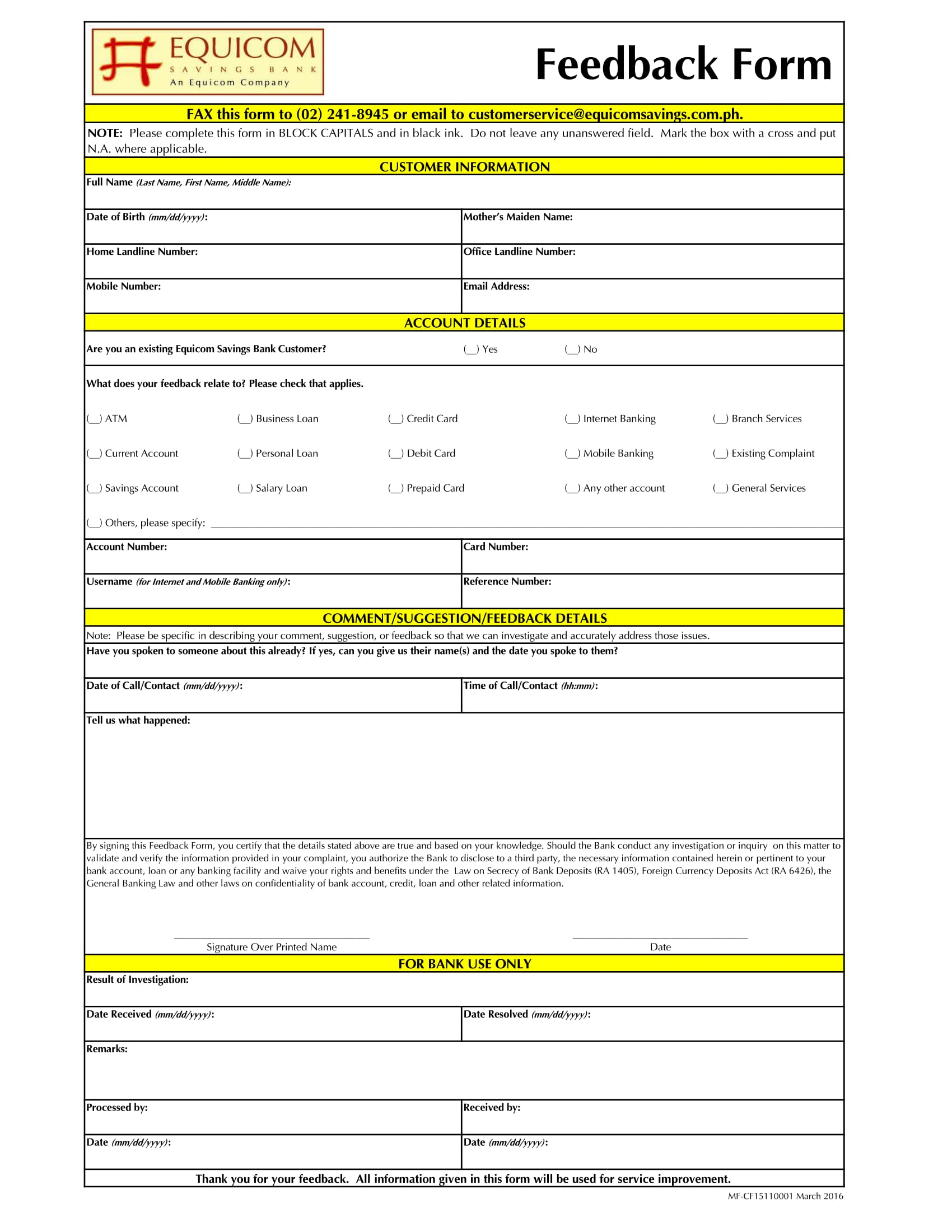 What to Include In Customer Feedback Forms? [ With Samples ]