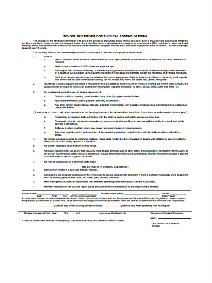 FREE 13+ Physical Form Samples, PDF, MS Word, Google Docs