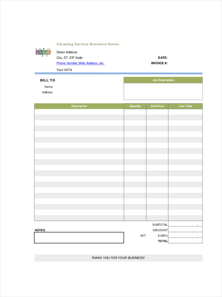 FREE 5+ Sample Cleaning Receipt Forms in PDF