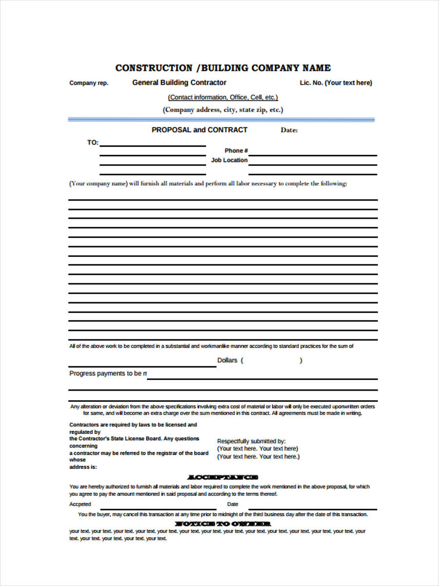 FREE 39+ Estimate Forms in PDF | Ms Word