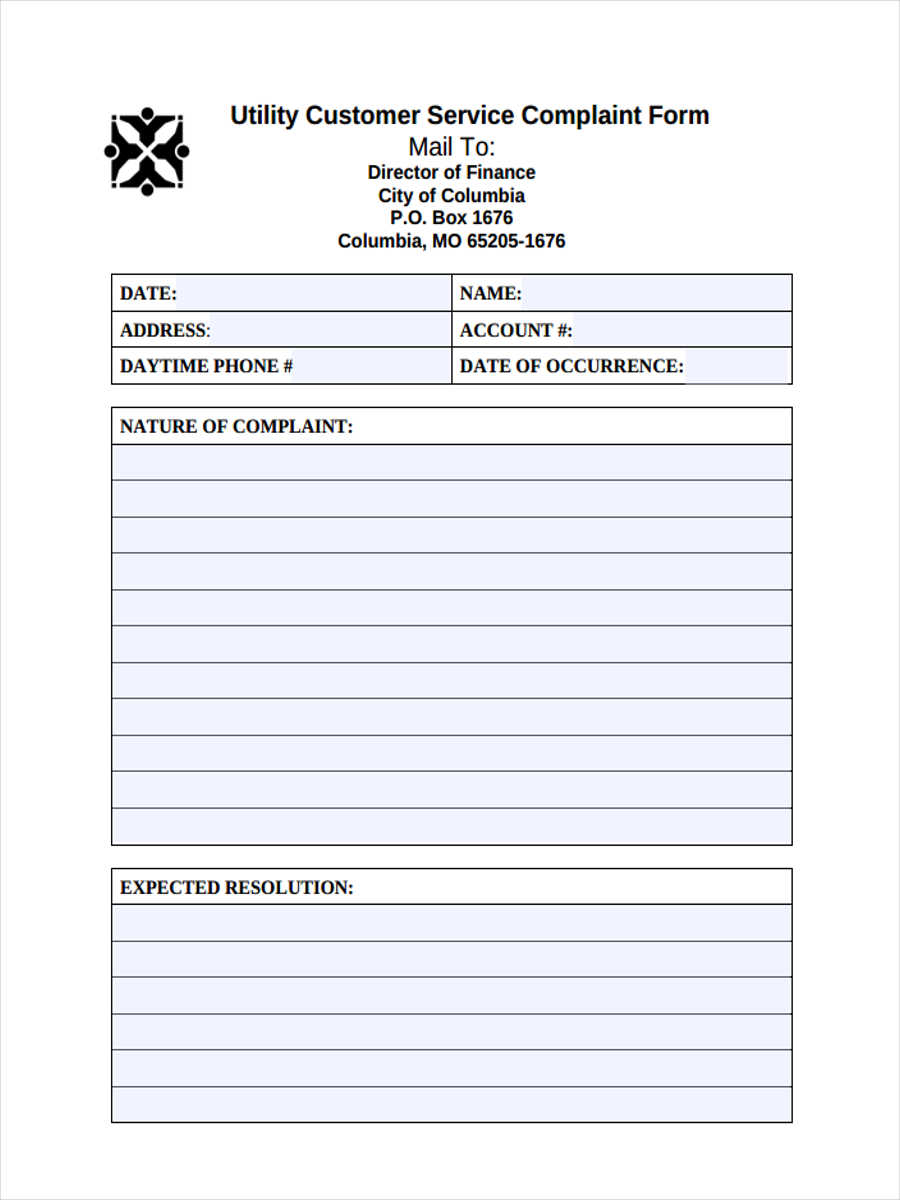FREE 30+ Different Types of Complaint Forms in PDF | MS Word