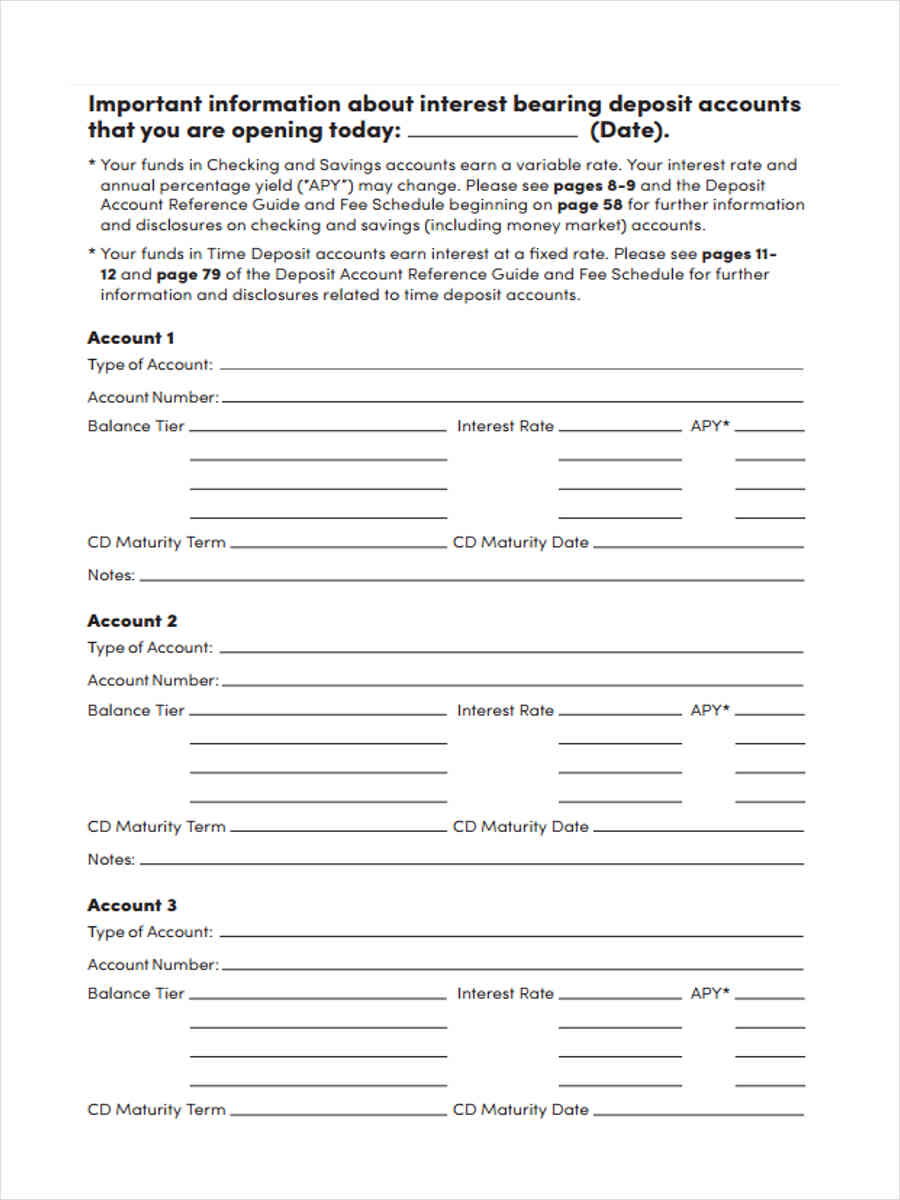FREE 32+ Deposit Forms in PDF | MS Word