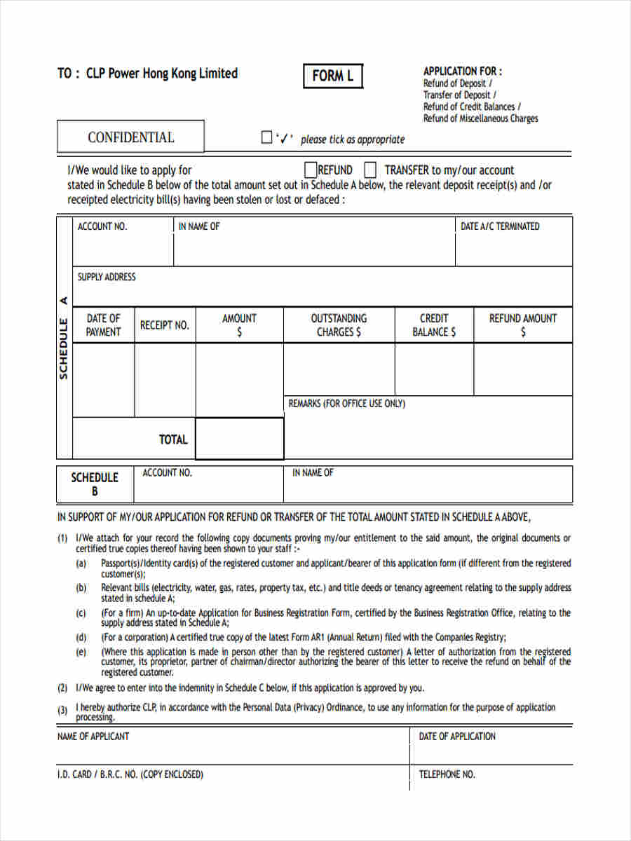 FREE 32+ Deposit Forms in PDF | MS Word