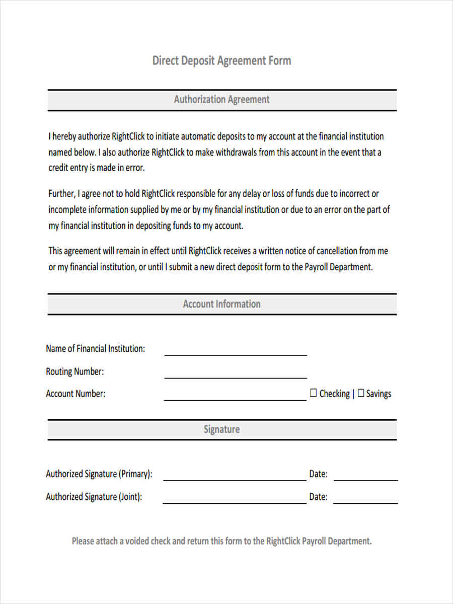 FREE 32+ Deposit Forms in PDF | MS Word