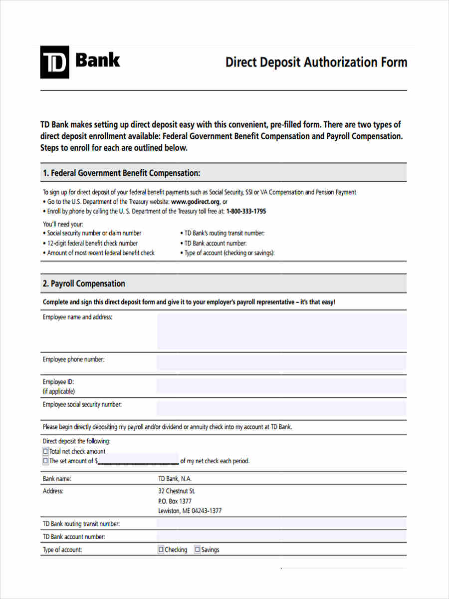 FREE 32 Deposit Forms In PDF MS Word