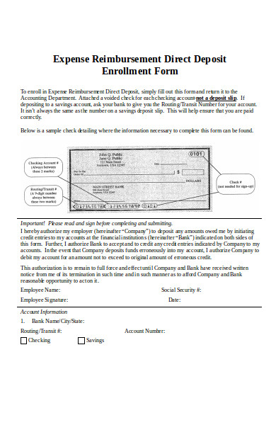 FREE 32+ Deposit Forms in PDF | MS Word