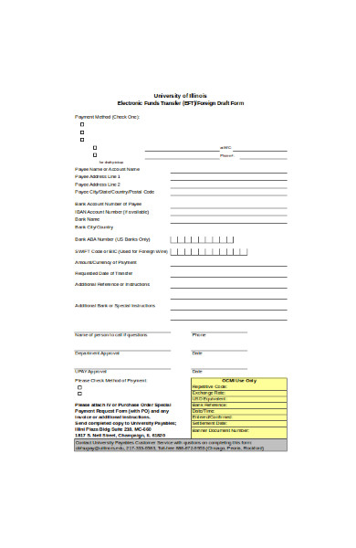 FREE 11+ Fund Transfer Form Samples, PDF, MS Word, Google Docs, Excel