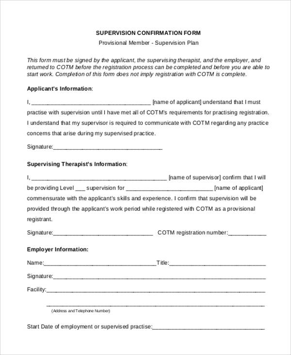 FREE 9+ Employee Confirmation Forms in PDF | MS Word