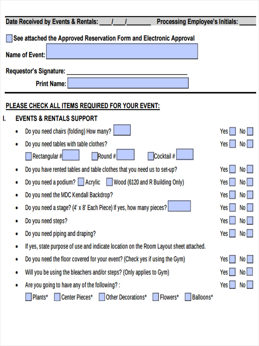 FREE 13+ Event Order Form Samples, PDF, MS Word, Google Docs, Excel