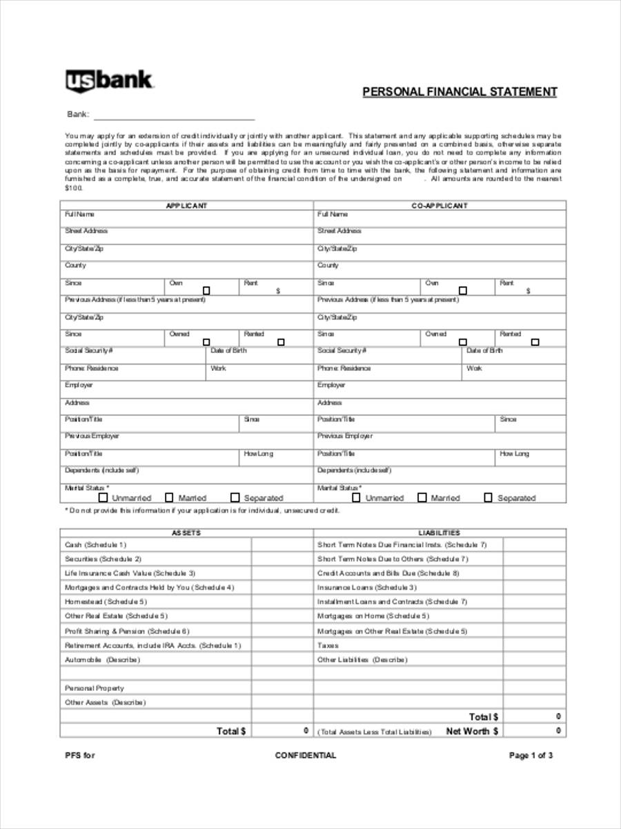 FREE 28 Financial Statement Forms In PDF Ms Word Excel