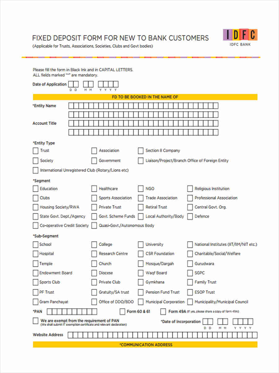 FREE 32+ Deposit Forms in PDF | MS Word