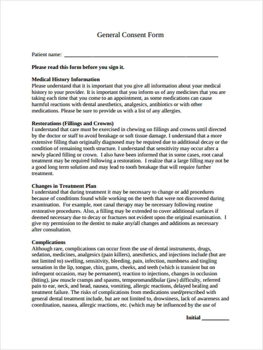 FREE 34+ Consent Form Formats in PDF | MS Word | Excel