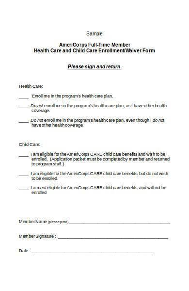 FREE 9+ Health Waiver Forms in PDF | Ms Word