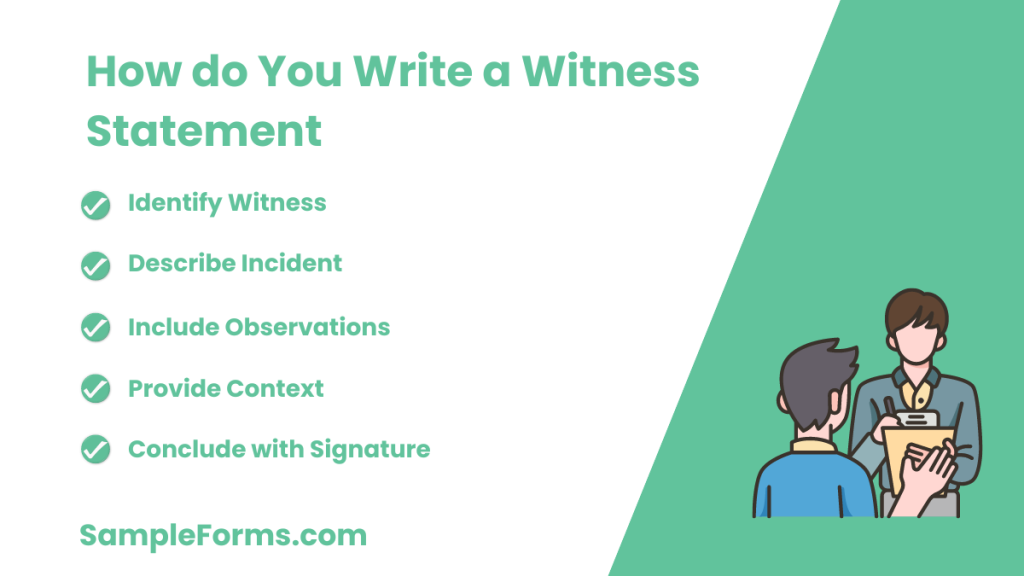 Free 4+ Witness Statement Samples, PDF, MS Word, Google Docs