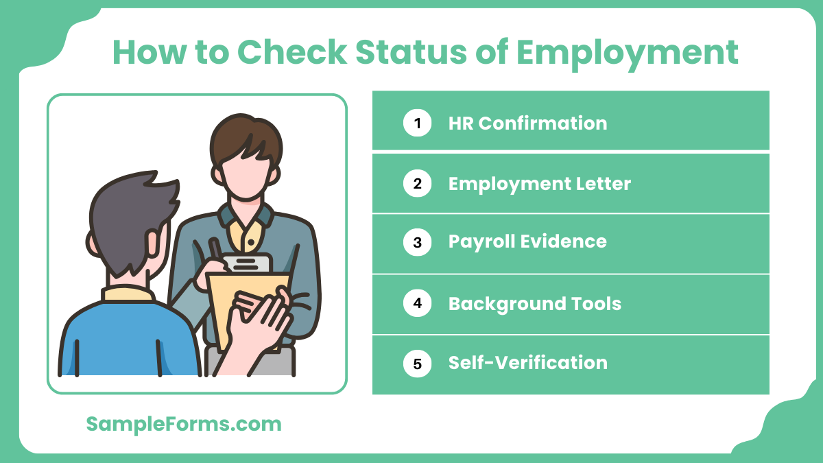 FREE 13+ Employment Status Form Samples, PDF, MS Word, Google Docs, Excel