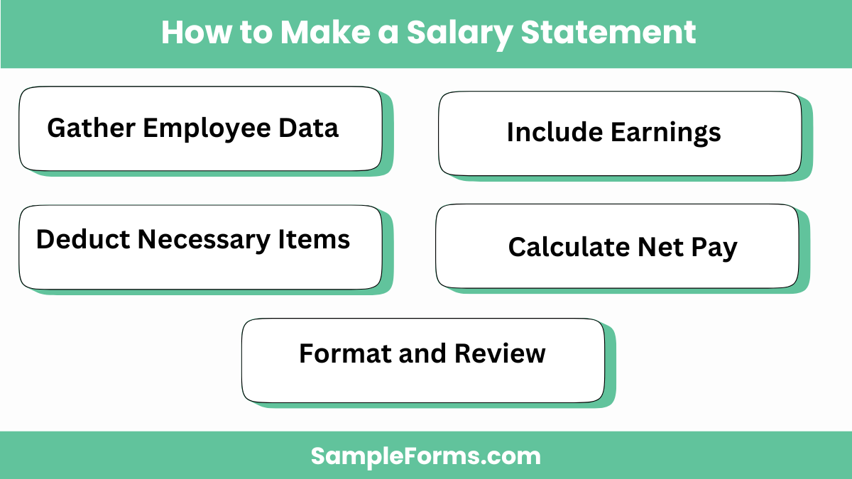 FREE 11+ Salary Statement Form Samples, PDF, MS Word, Google Docs