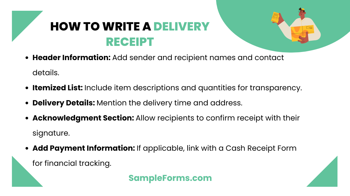 FREE 10+ Delivery Receipt Form Samples, PDF, MS Word, Google Docs