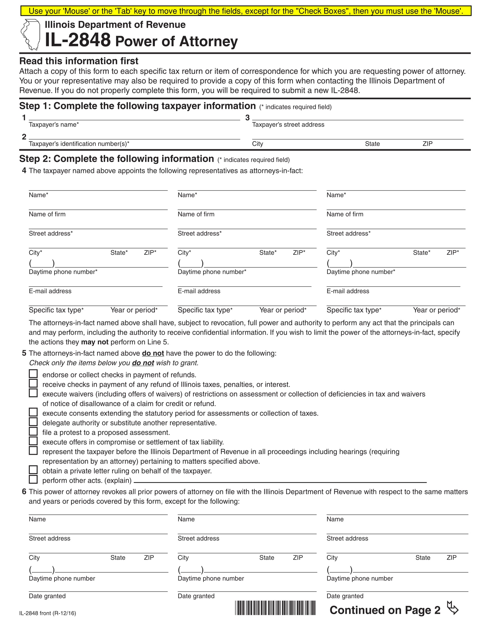 FREE 33+ State Based Power of Attorney Forms in PDF | Ms Word