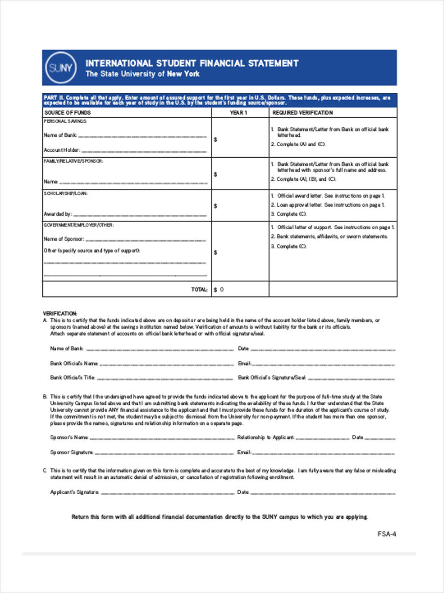 FREE 21+ Financial Statement Form Samples, PDF, MS Word, Google Docs, Excel