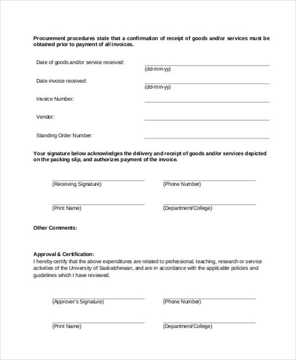 FREE 13+ Payment Confirmation Form Samples, PDF, MS Word, Google Docs