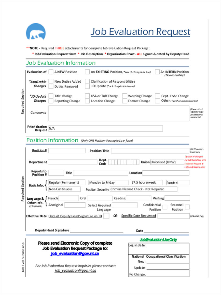 FREE 8+ Sample Job Questionnaire Forms in MS Word | PDF