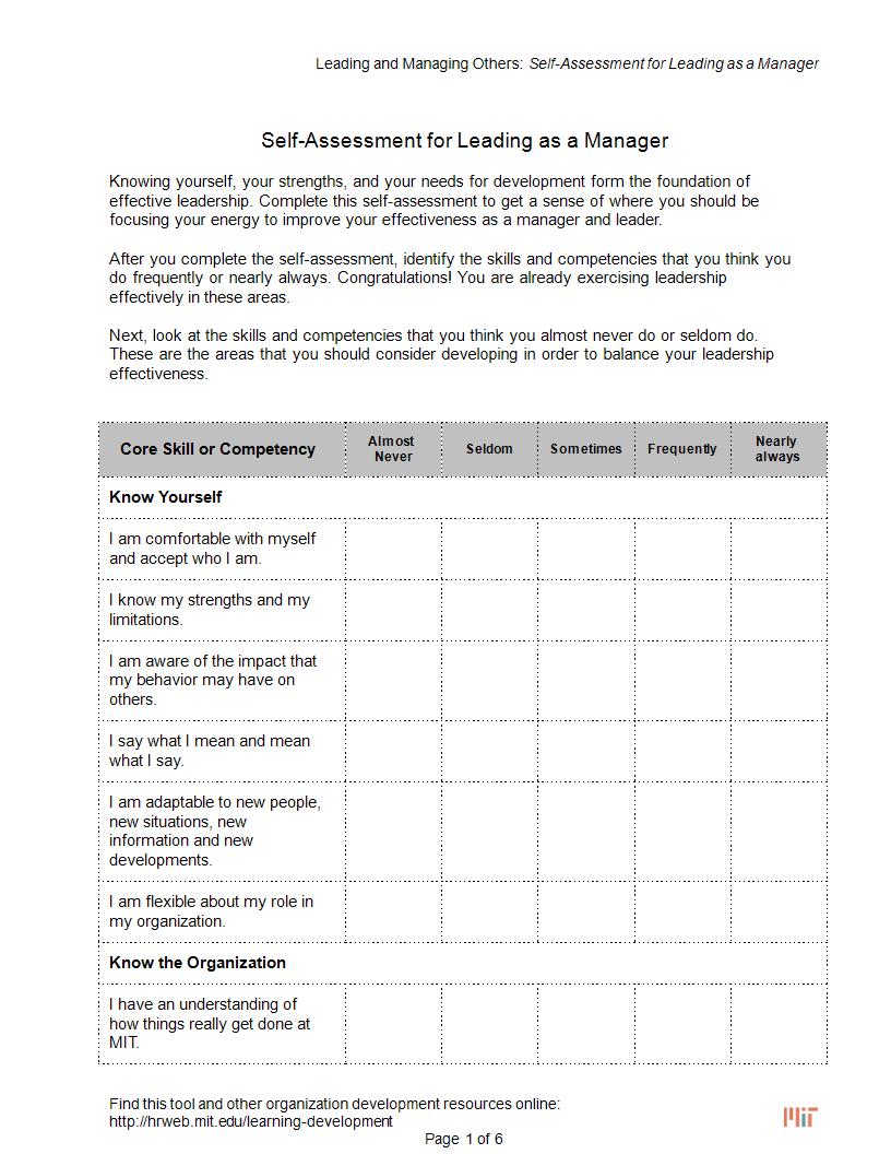Free 10+ Leadership Assessment Questions Samples, PDF, MS Word, Google Docs