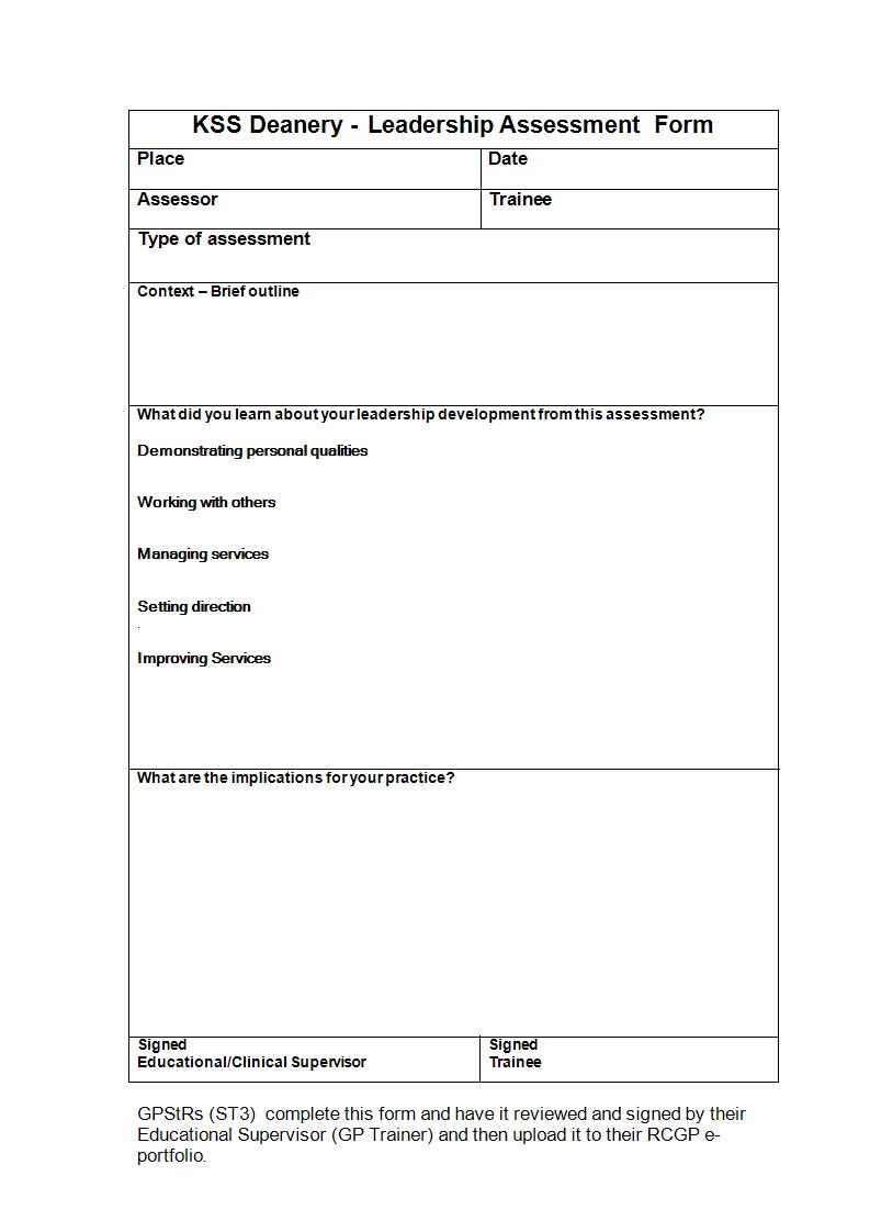 Free 10+ Leadership Assessment Questions Samples, PDF, MS Word, Google Docs