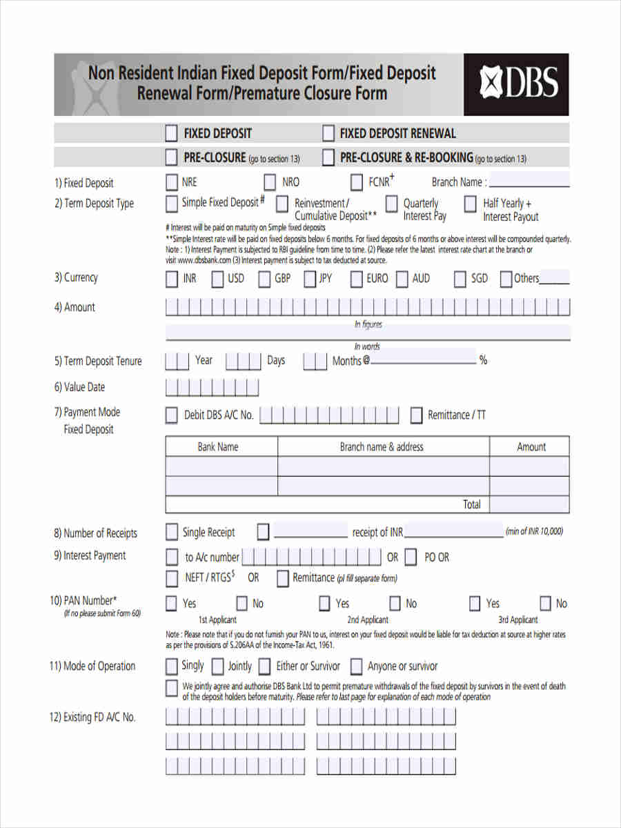 FREE 32+ Deposit Forms in PDF | MS Word