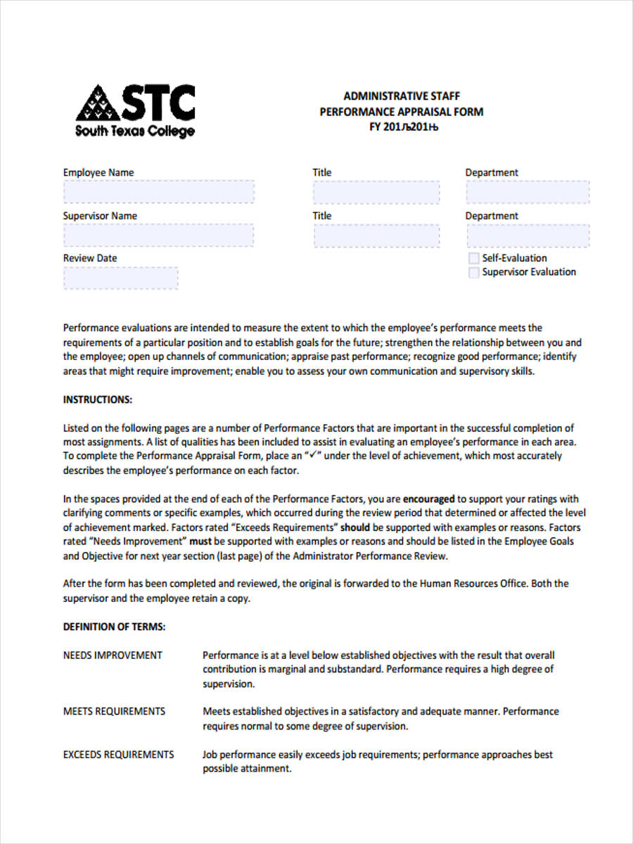 FREE 30+ Performance Review Form Samples, PDF, MS Word, Google Docs