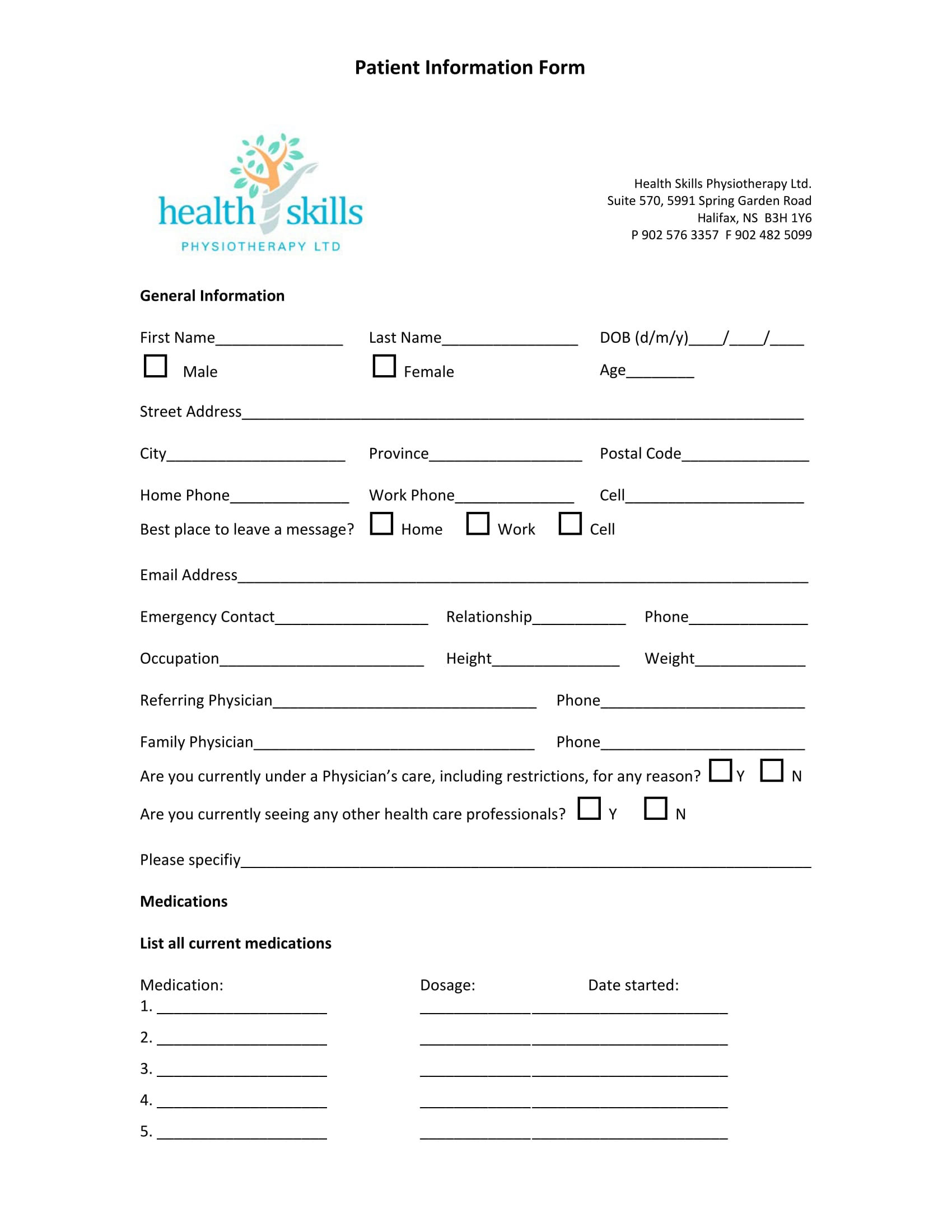 FREE 17+ The Uses of Information Forms in PDF | Ms Word | Excel