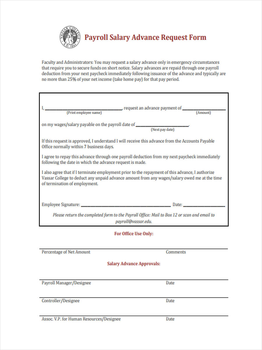 FREE 49+ Sample Employee Request Forms in PDF | MS Word | Excel