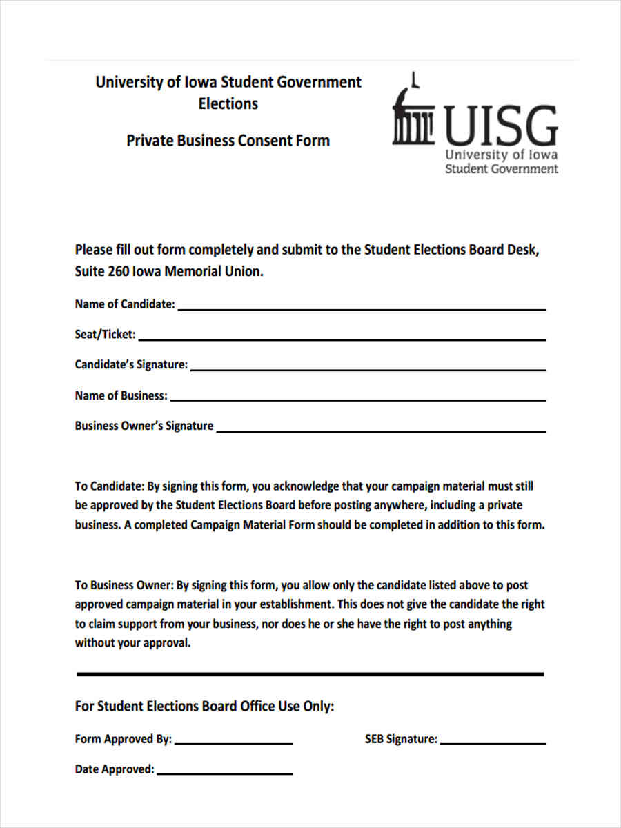 FREE 34+ Consent Form Formats in PDF | MS Word | Excel