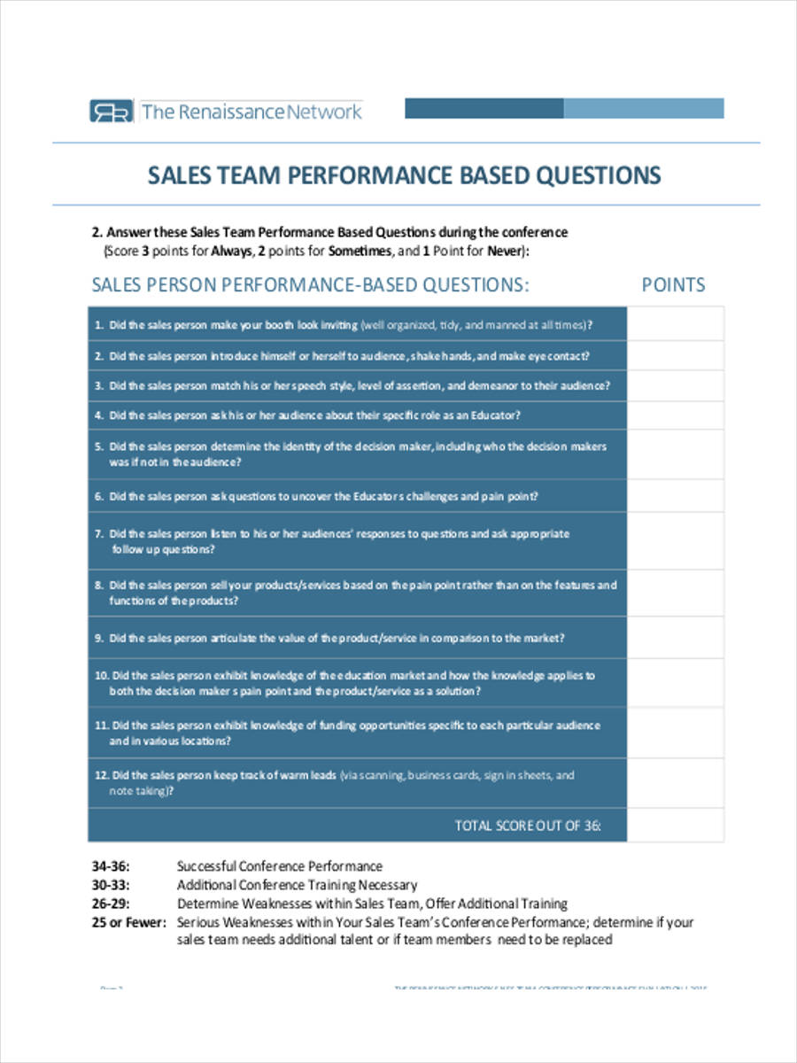 FREE 20+ Team Evaluation Forms in PDF | Ms Word | Excel