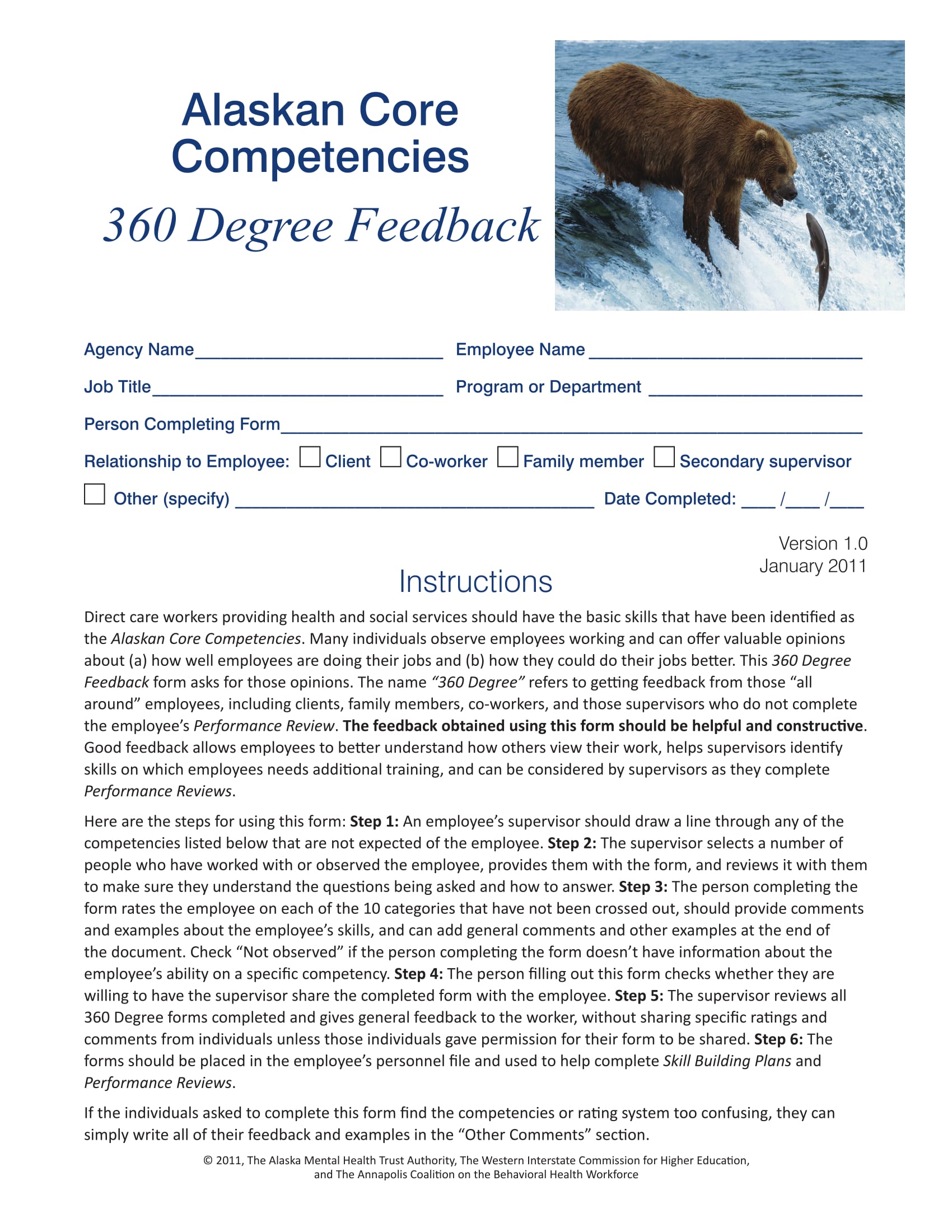 360 Feedback Templates 360 Feedback Templates