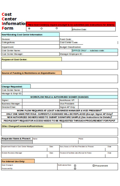 FREE 17+ The Uses of Information Forms in PDF | Ms Word | Excel