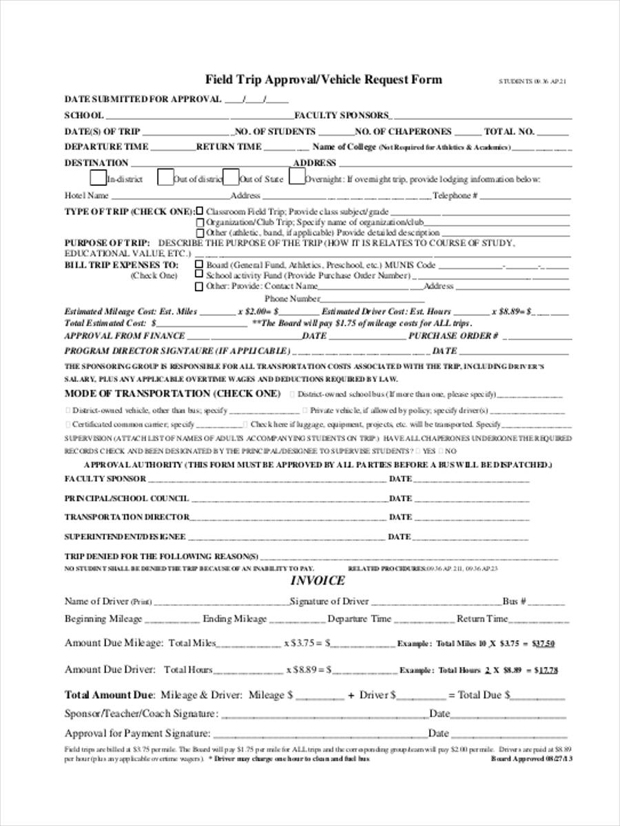 FREE 6+ Vehicle Invoice Forms in MS Word | PDF