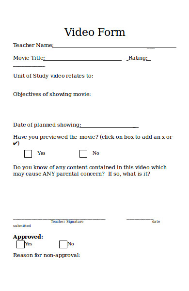 FREE 8+ Video Proposal Forms in PDF | MS Word