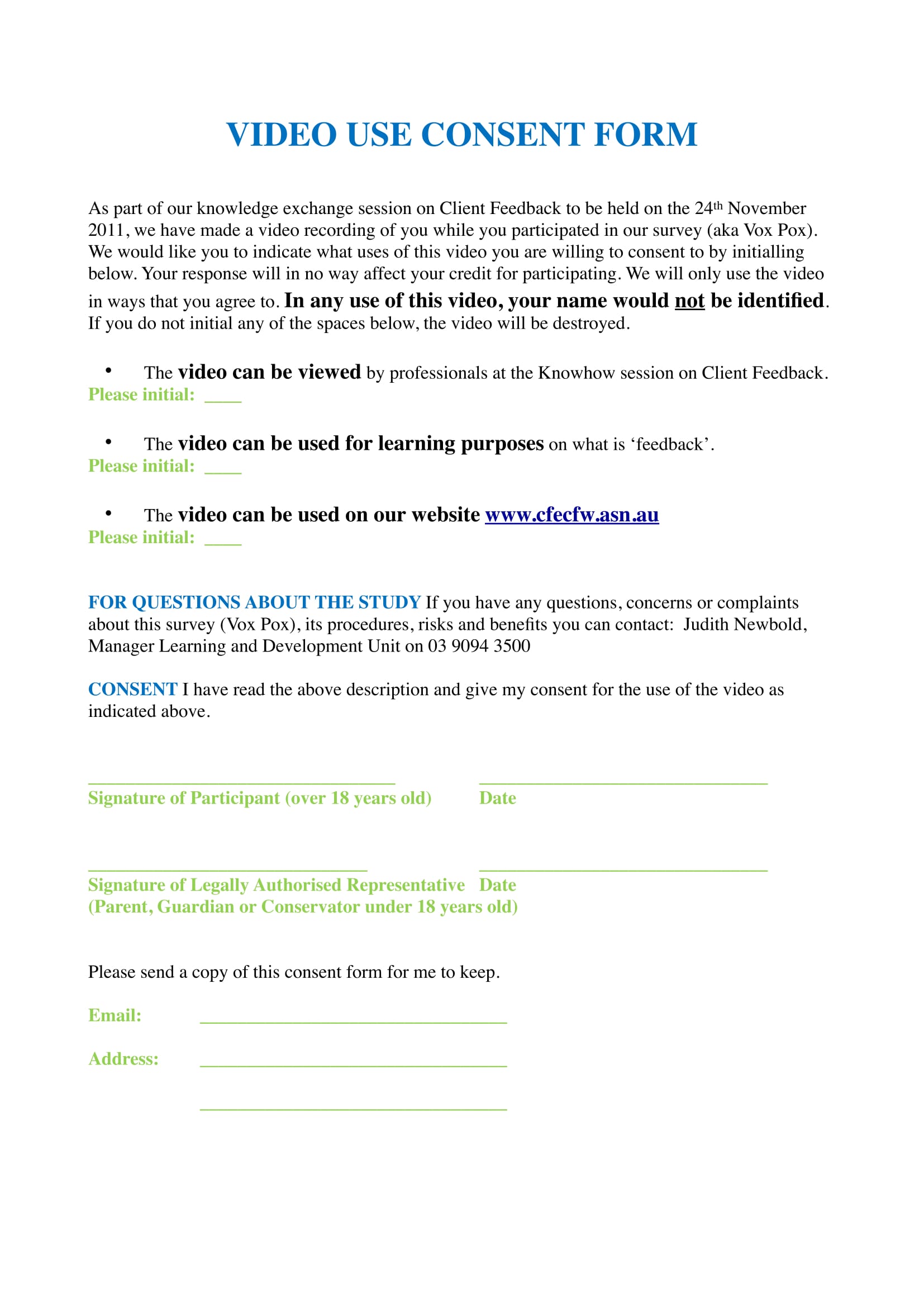 FREE 8+ Video Forms [ Consent, Evaluation, Release, Proposal ]