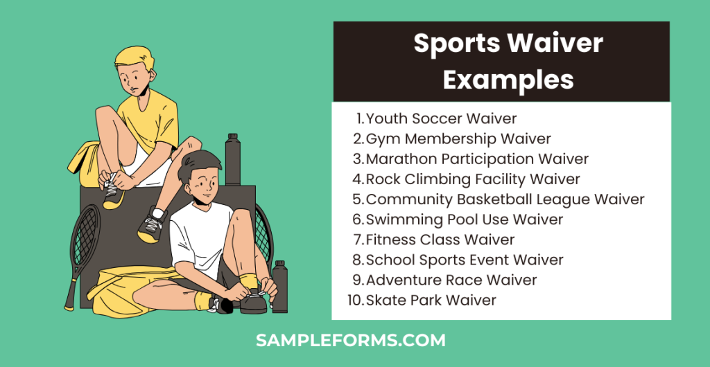 FREE 12+ Sports Waiver Form Samples, PDF, Word, Google Docs