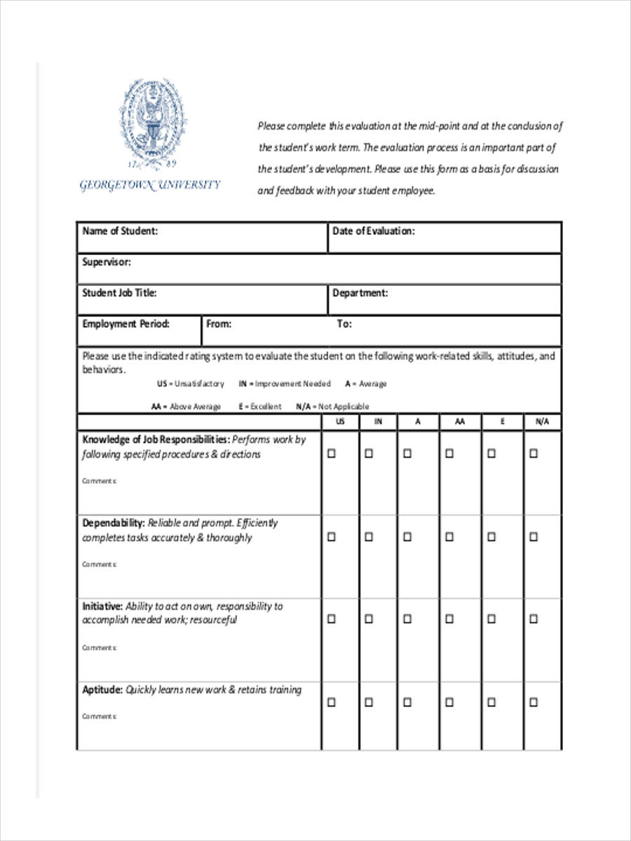 FREE 27+ Performance Review Forms in PDF