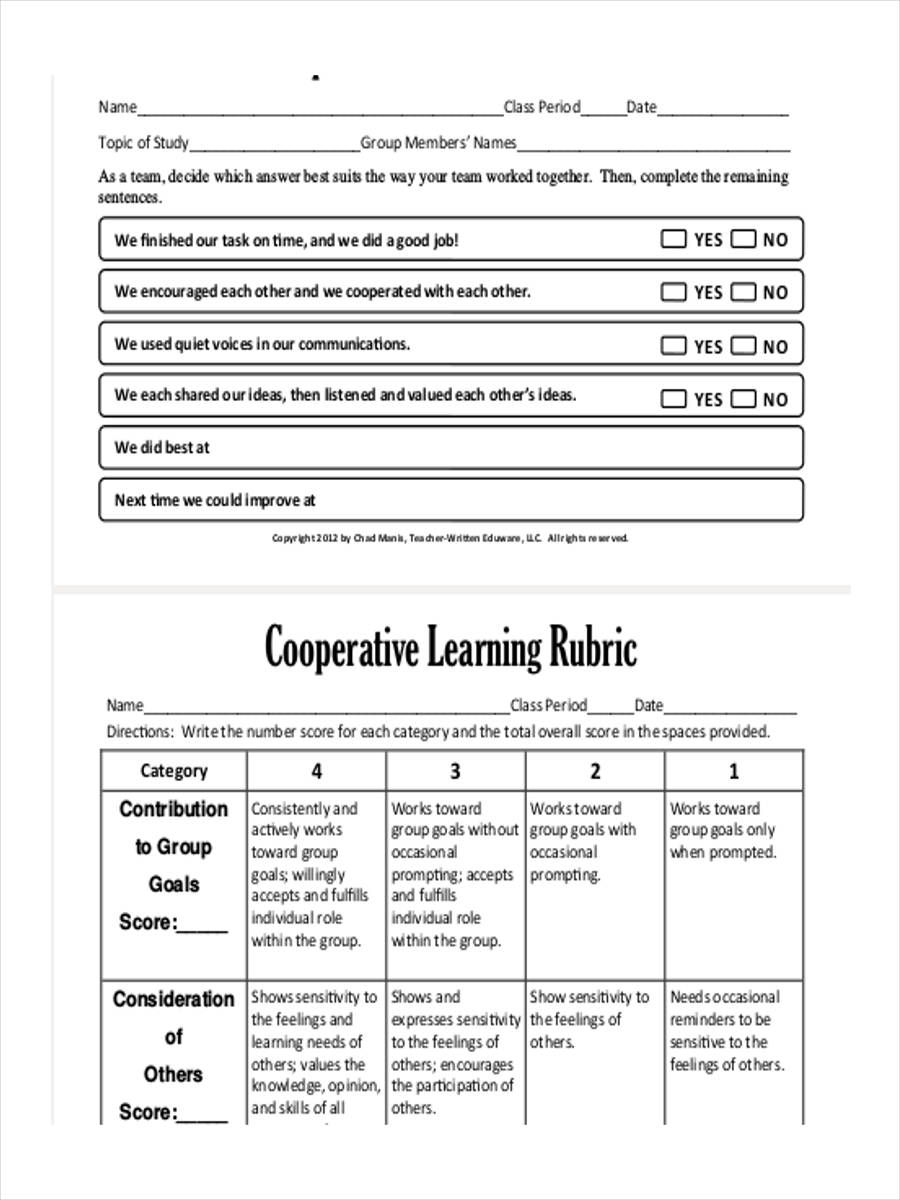 FREE 20 Team Evaluation Forms In PDF Ms Word Excel