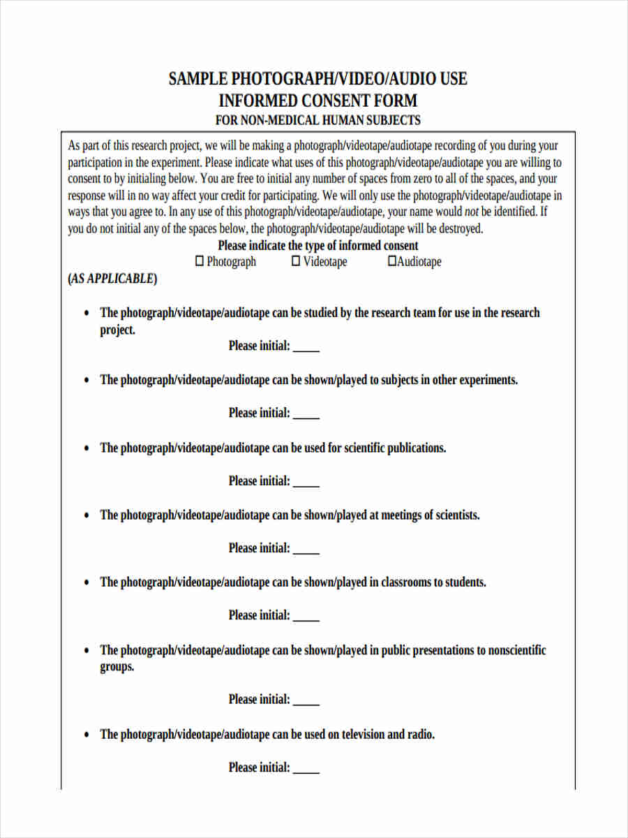 FREE 34+ Consent Form Formats in PDF | MS Word | Excel
