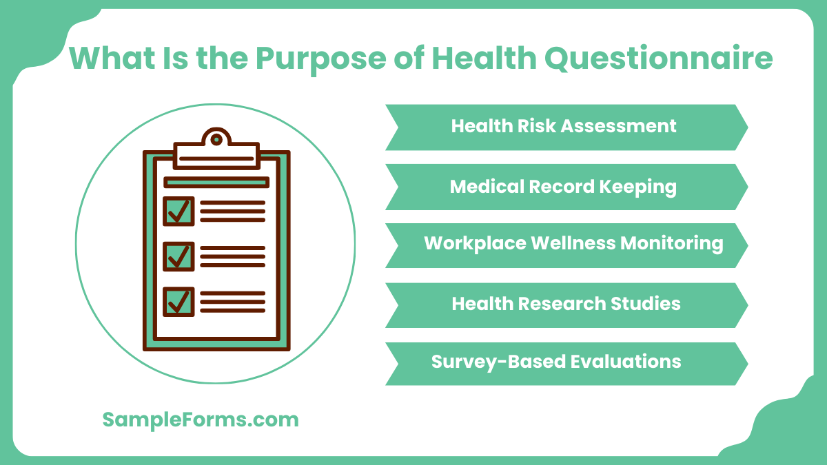FREE 12+Health Questionnaire Form Samples, PDF, MS Word, Google Docs