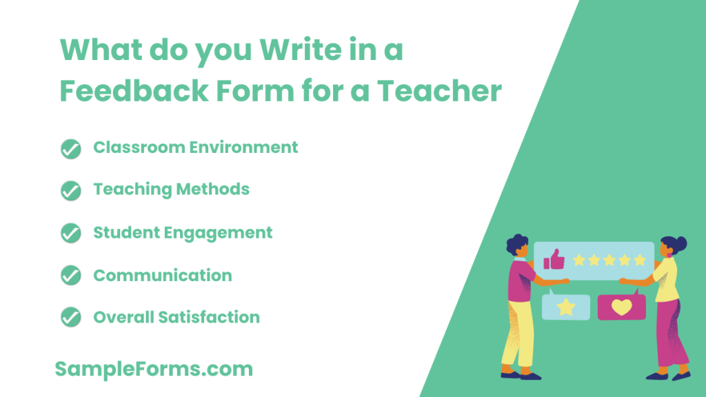FREE 18+ Teacher Feedback Form Samples, PDF, MS Word, Google Docs
