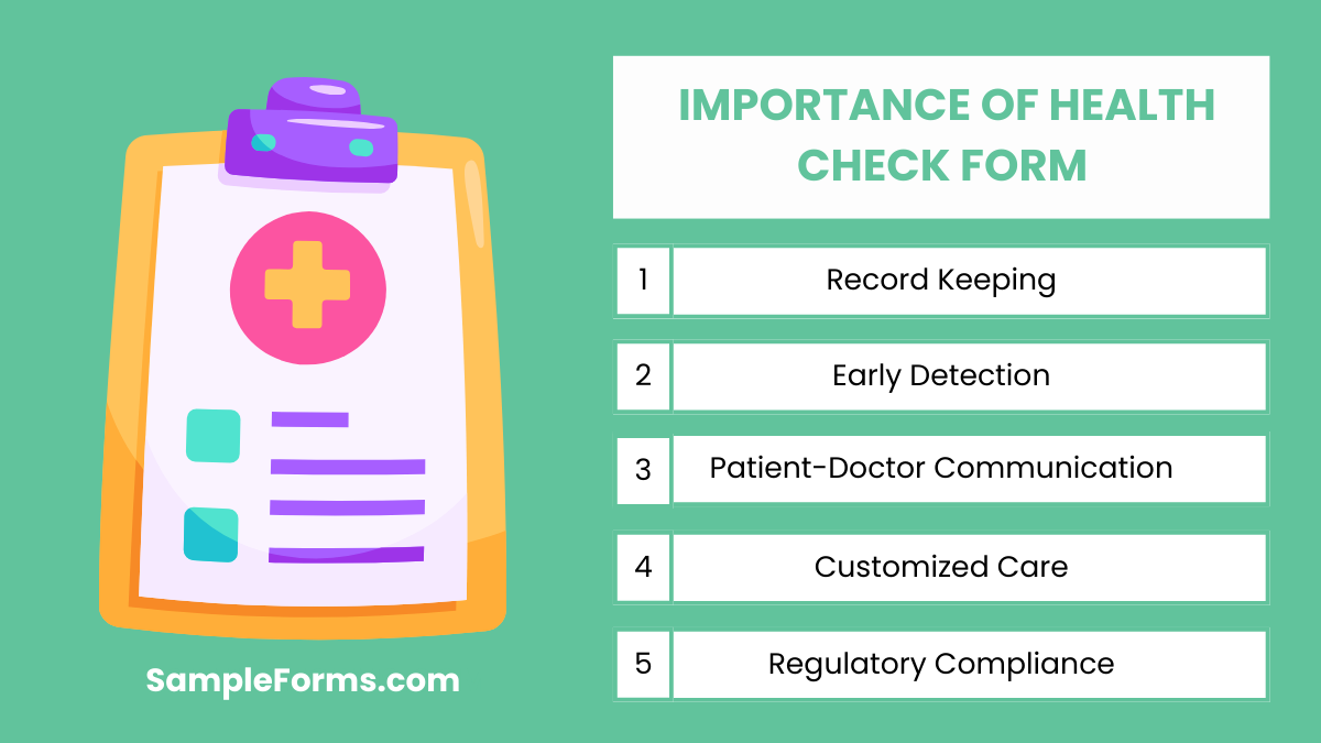 FREE 12+ Health Check Form Samples, PDF, MS Word, Google Docs