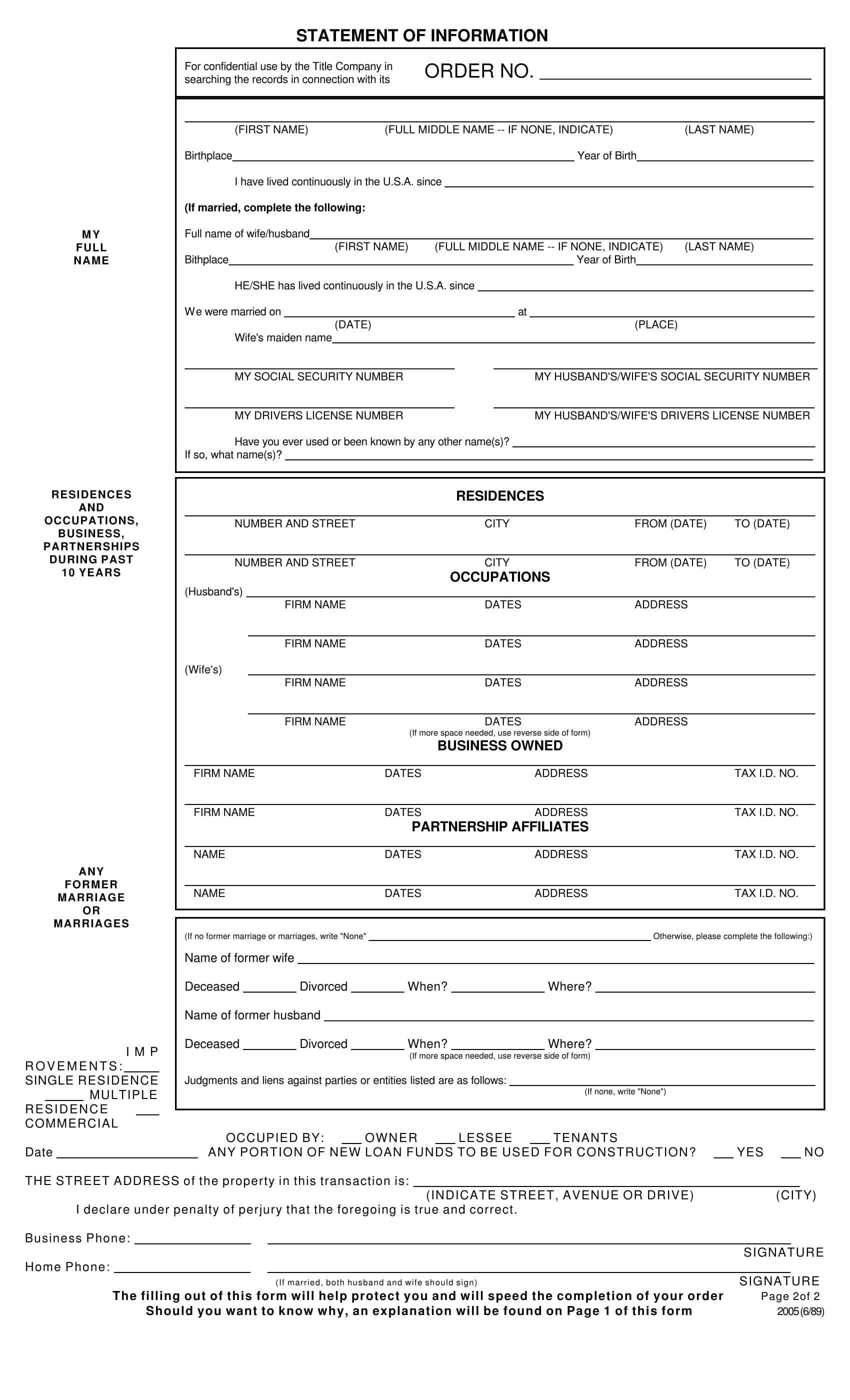 FREE 17+ The Uses of Information Forms in PDF | Ms Word | Excel