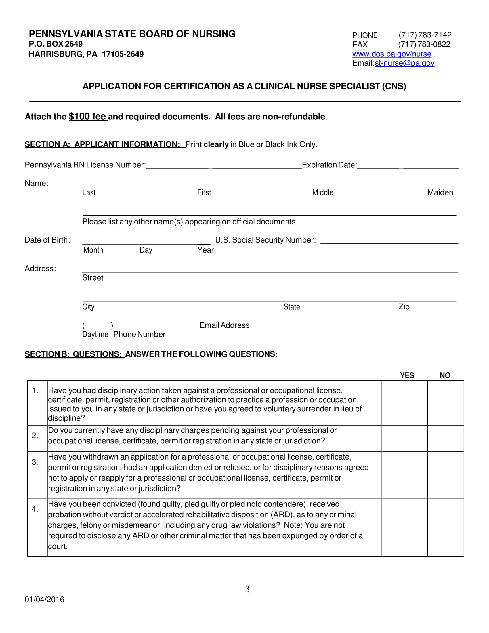FREE 14+ Nurse Application Form Samples, PDF, MS Word, Google Docs